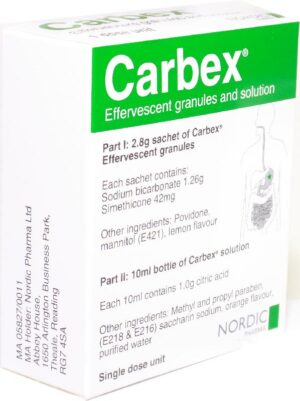 CARBEX single dose unit 1g /10ml/1.26g | The Pharm Shop